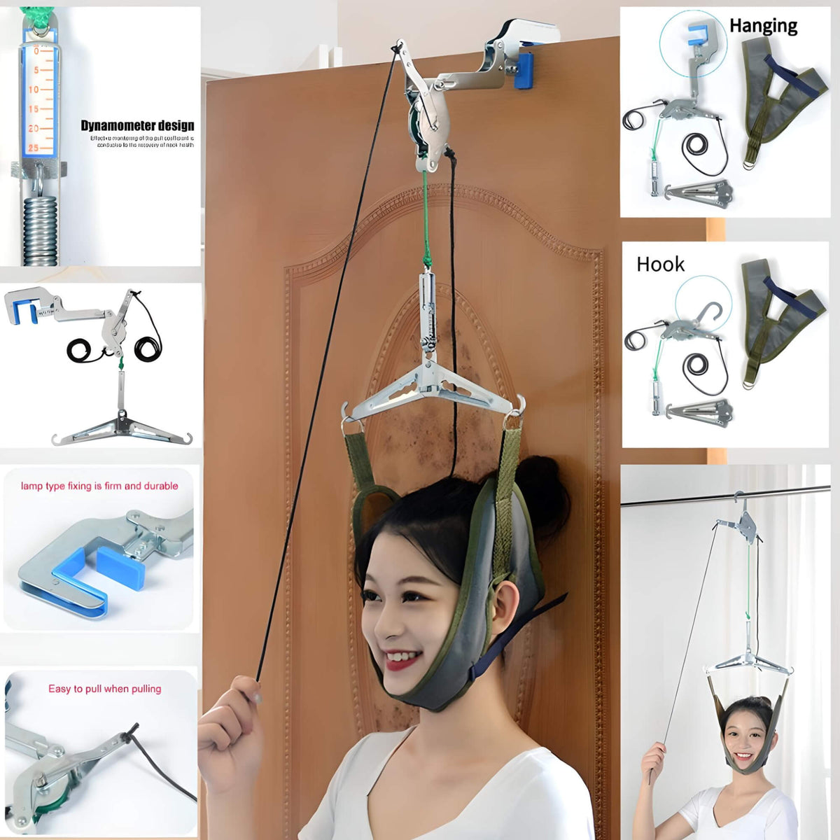 NEPPT Cervical Traction Device - Pain Relief and Posture Correction ...