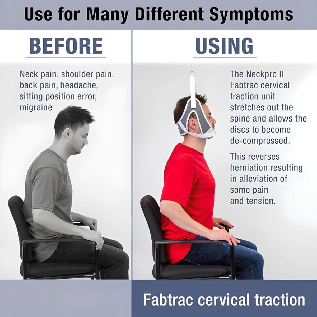 Saunders Cervical Traction - NeckPro II: Fast Pain Relief at Home